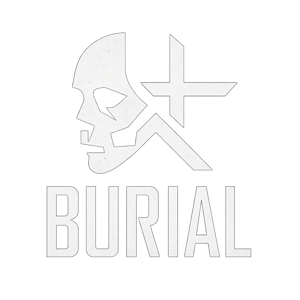 Burial logo – VytvořSiPotisk.cz