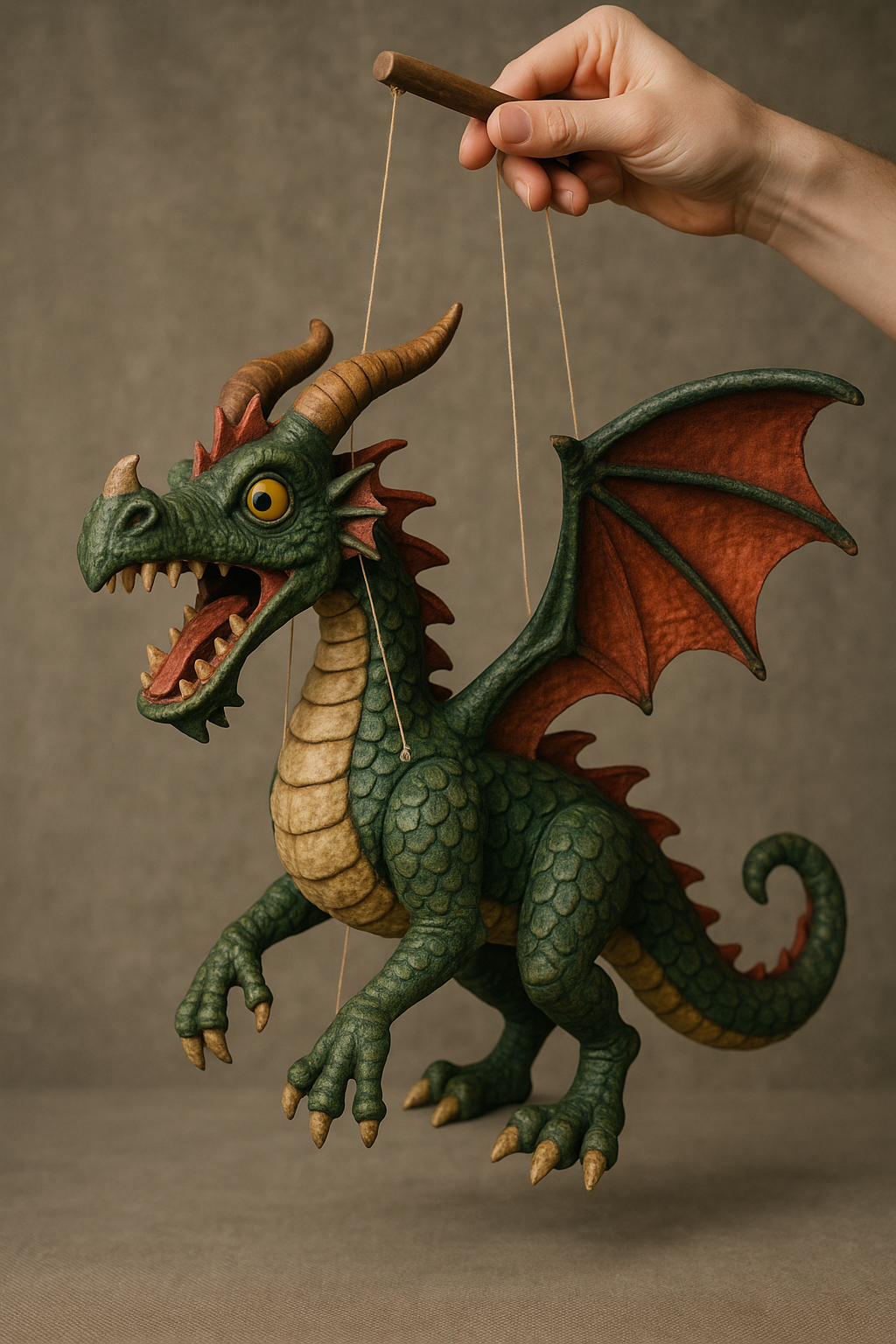 Dragon puppet – VytvořSiPotisk.cz